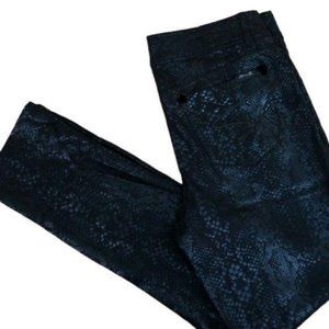 Seven7 | Pants & Jumpsuits | Seven 7 Luxe Black Python Skinny Pants ...